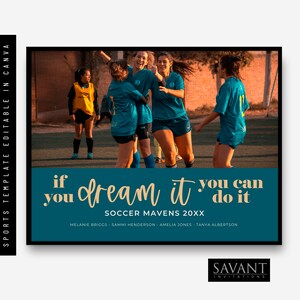 Sports Poster Template Editable in Canva, Great for Any Sports ...