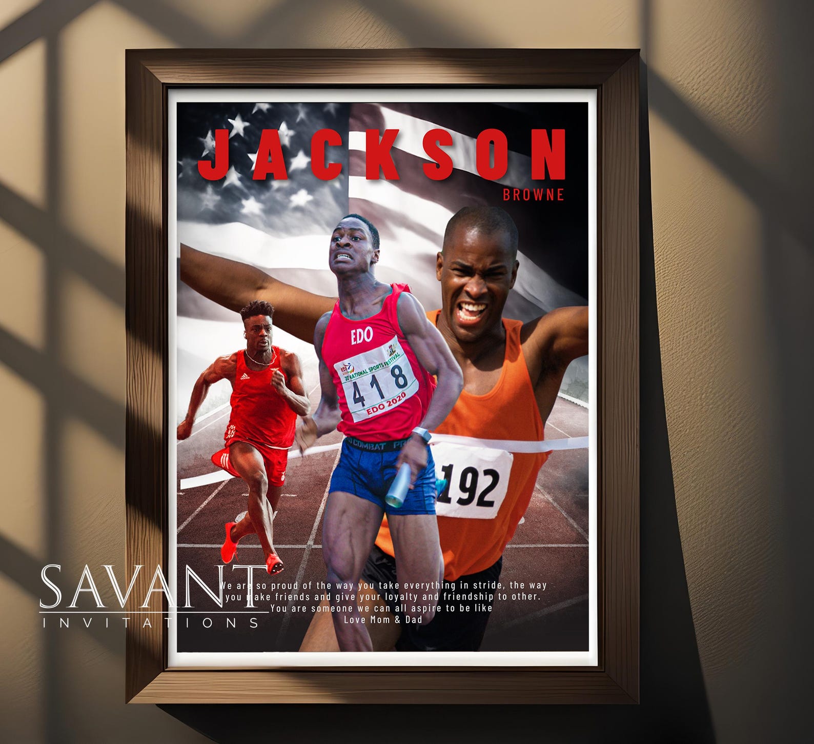 NEW! Track and Field Program Tribute Ad Template - Senior Night ...