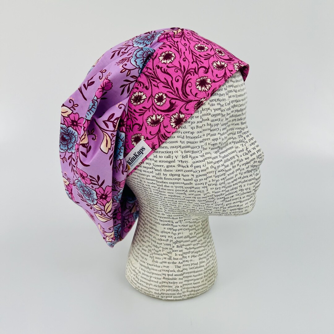 Scrub Hat by Kimkaps Surgical Hat Bouffant Scrub Cap Traditional ...