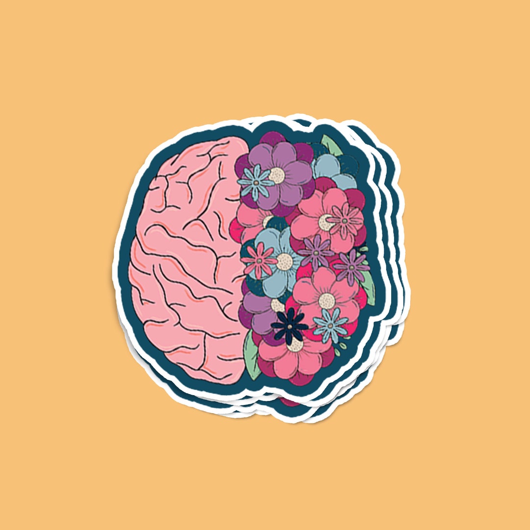 Happy Thought Brain Stickers, Funny Ortho Stickers, Nurse, Doctor ...