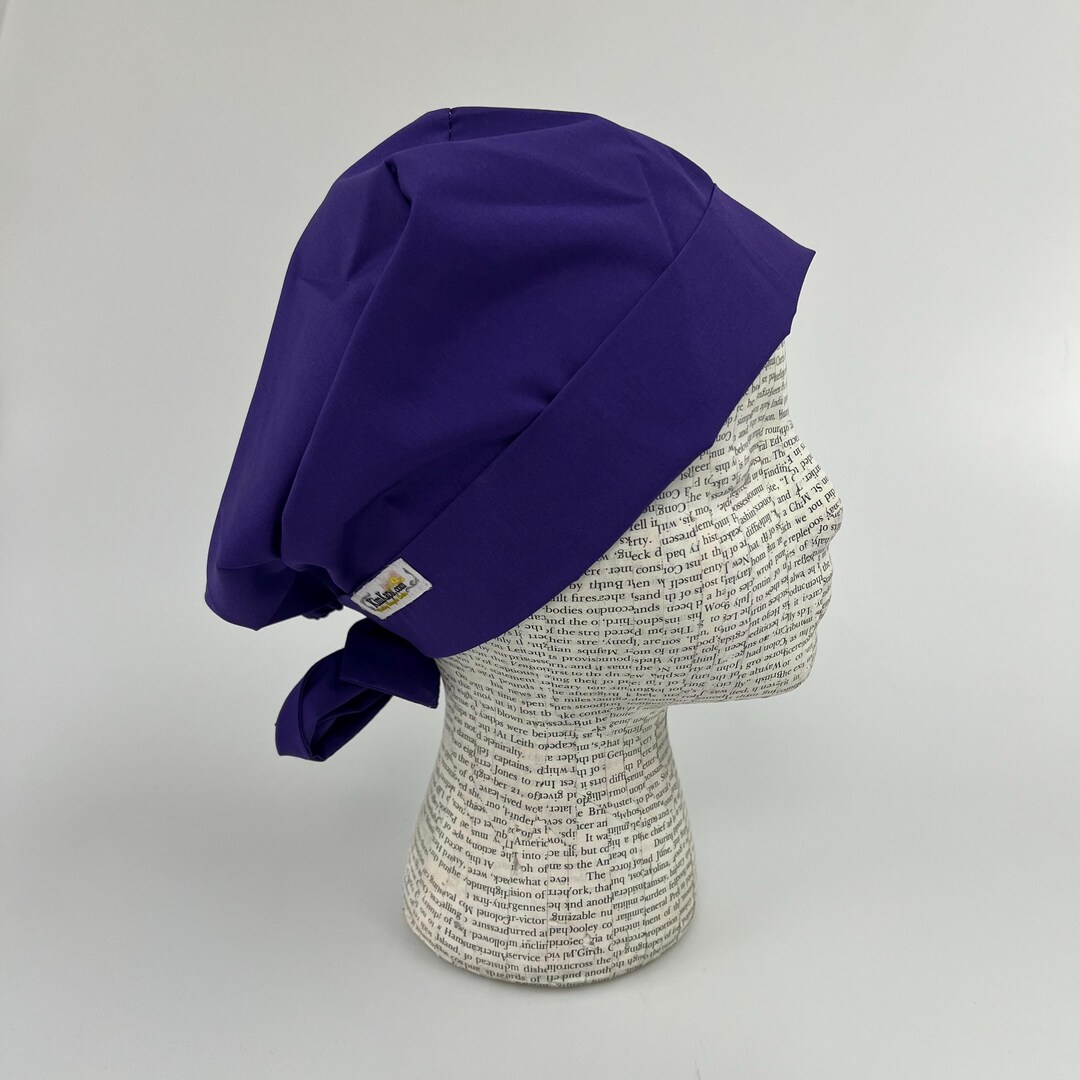 Scrub Hat by Kimkaps Surgical Hat Tie Back Scrub Cap Sale Bargain Clearance Performance Solid ...