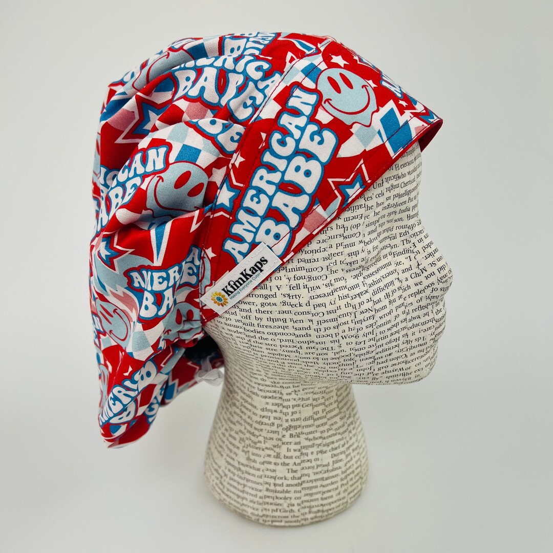 Scrub Hat by Kimkaps Surgical Hat Bouffant Scrub Cap Traditional ...