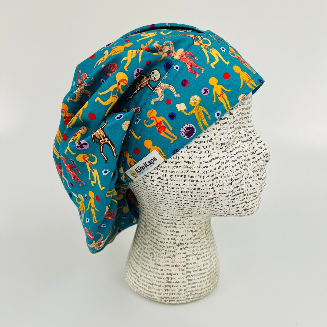 Scrub Hat by Kimkaps Surgical Hat Bouffant Scrub Cap Traditional ...