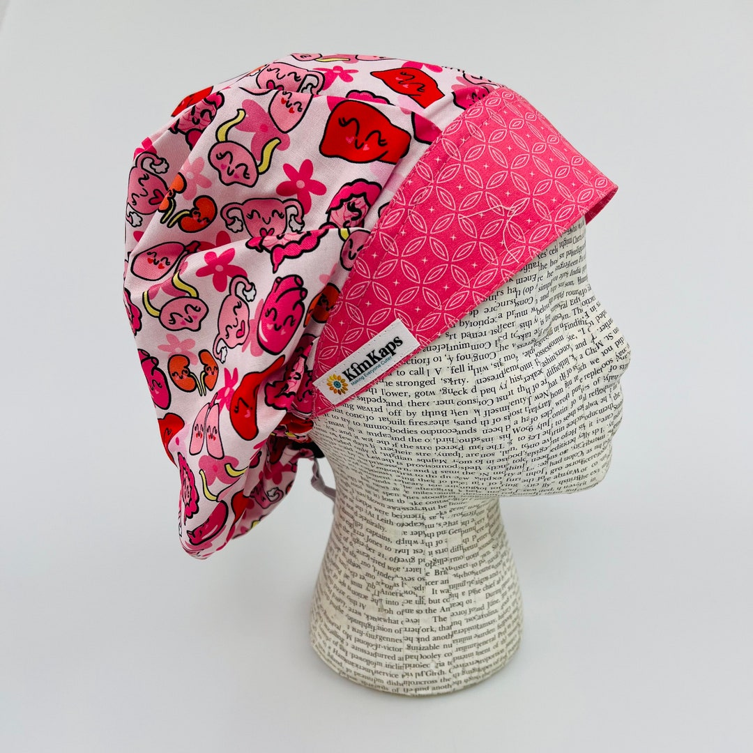 Scrub Hat by Kimkaps Surgical Hat Bouffant Scrub Cap Traditional ...