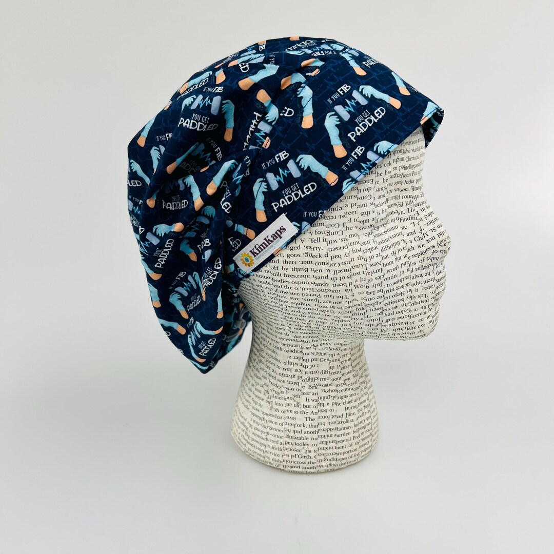Scrub Hat by Kimkaps Surgical Hat Bouffant Scrub Cap Traditional ...