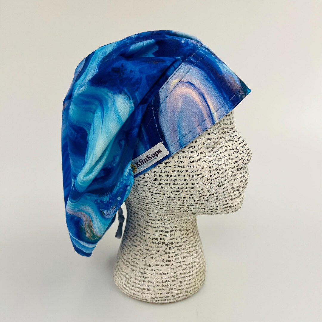 Scrub Hat by Kimkaps Surgical Hat Bouffant Scrub Cap Traditional ...