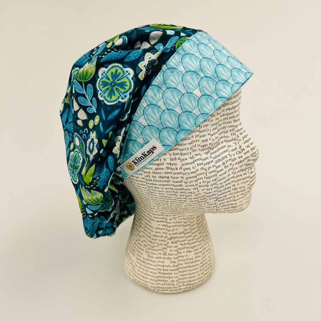 Scrub Hat by Kimkaps Surgical Hat Bouffant Scrub Cap Traditional ...