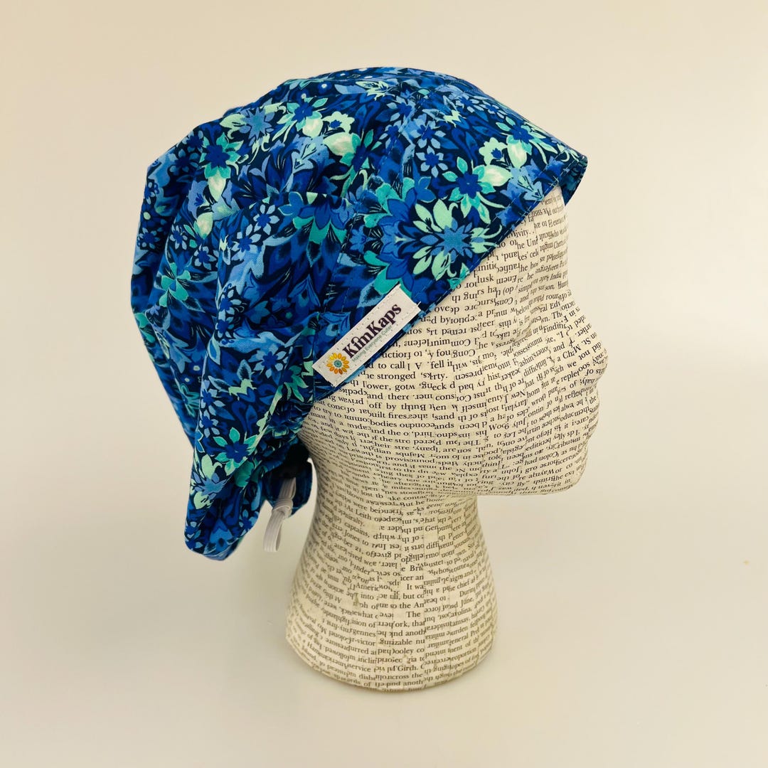Scrub Hat by Kimkaps Surgical Hat Bouffant Scrub Cap Traditional ...