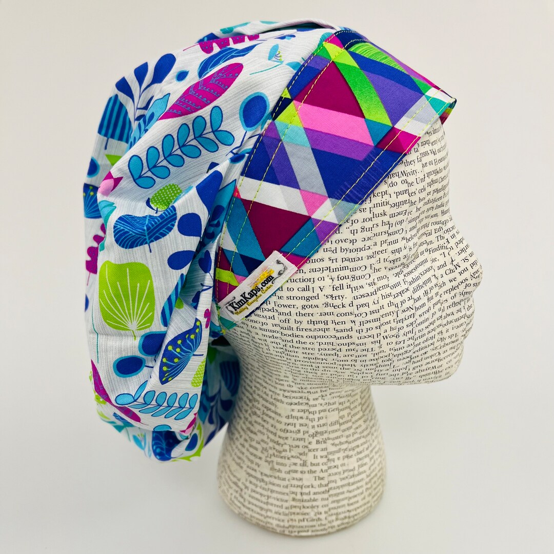 Scrub Hat by Kimkaps Surgical Hat Bouffant Scrub Cap Traditional ...