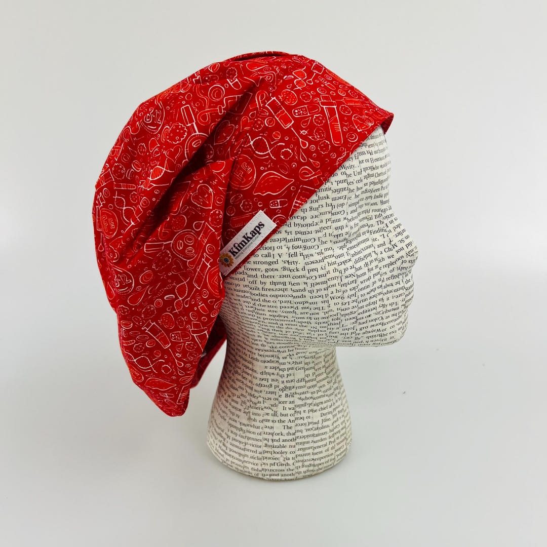 Scrub Hat by Kimkaps Surgical Hat Bouffant Scrub Cap Traditional ...