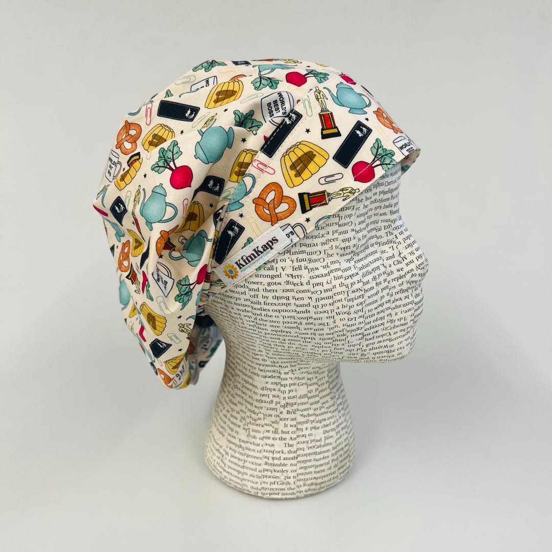 Scrub Hat by Kimkaps Surgical Hat Bouffant Scrub Cap Traditional ...