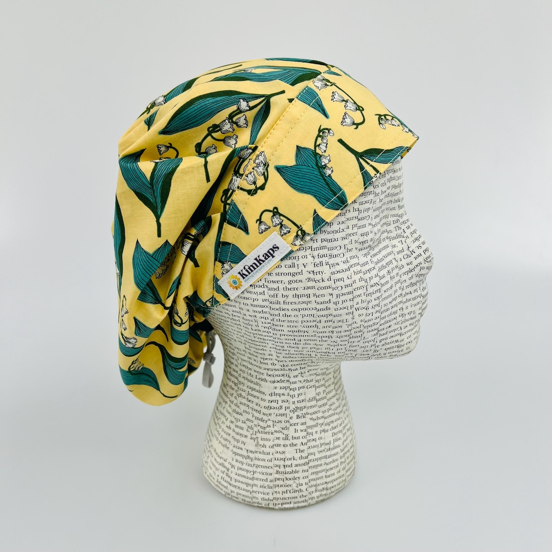 Scrub Hat by Kimkaps Surgical Hat Bouffant Scrub Cap Traditional ...