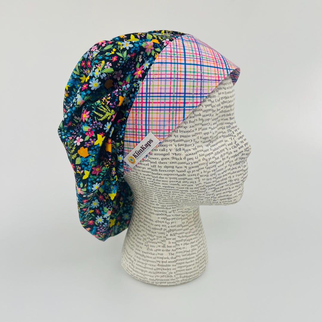 Scrub Hat by Kimkaps Surgical Hat Bouffant Scrub Cap Traditional ...