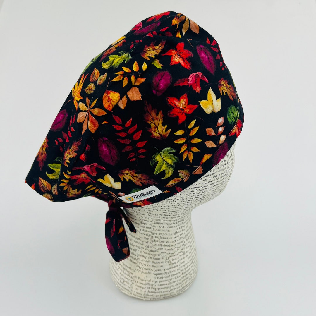 Scrub Hat by Kimkaps Surgical Hat Men's Scrub Cap Black Yellow Green ...