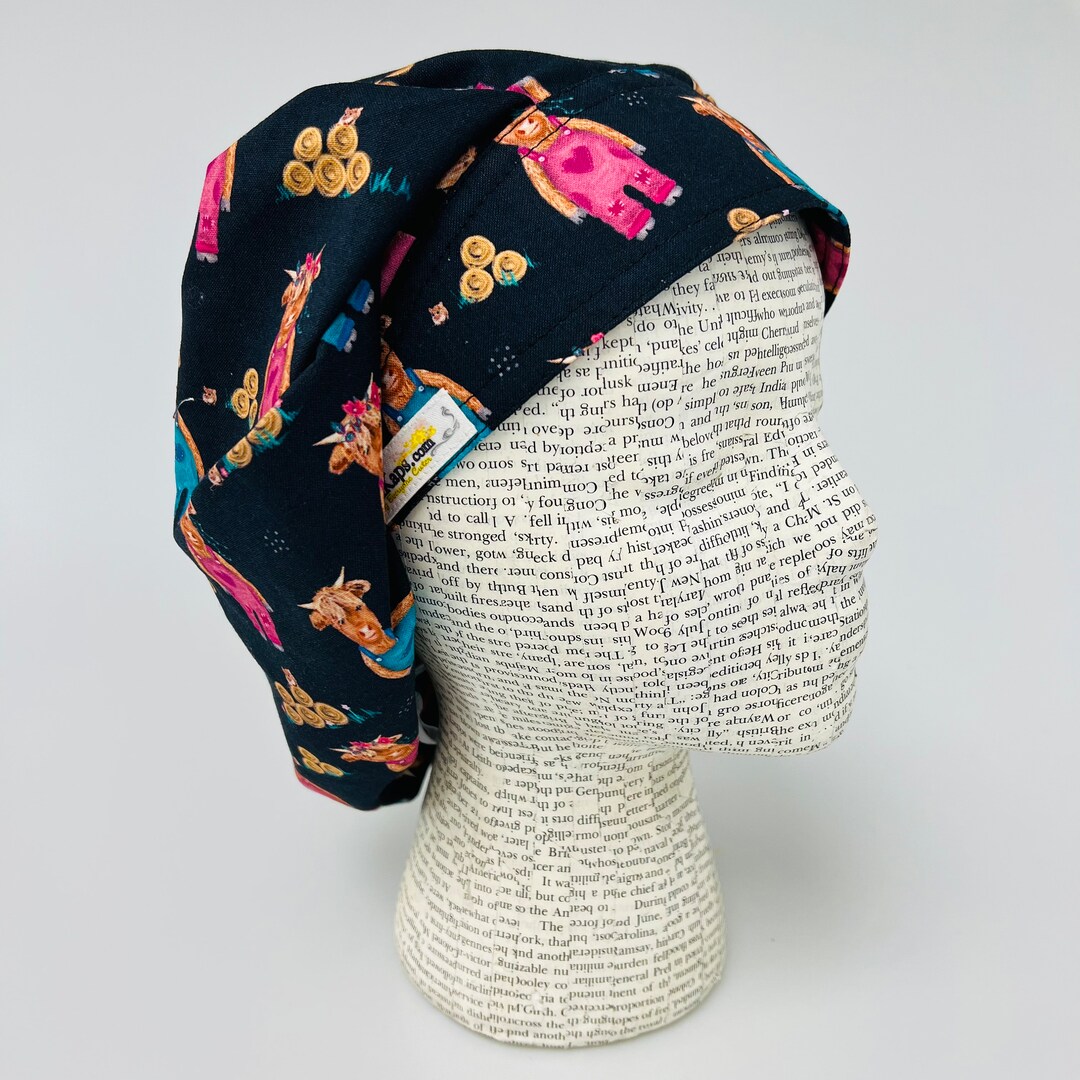 Scrub Hat by Kimkaps Surgical Hat Bouffant Scrub Cap Traditional ...