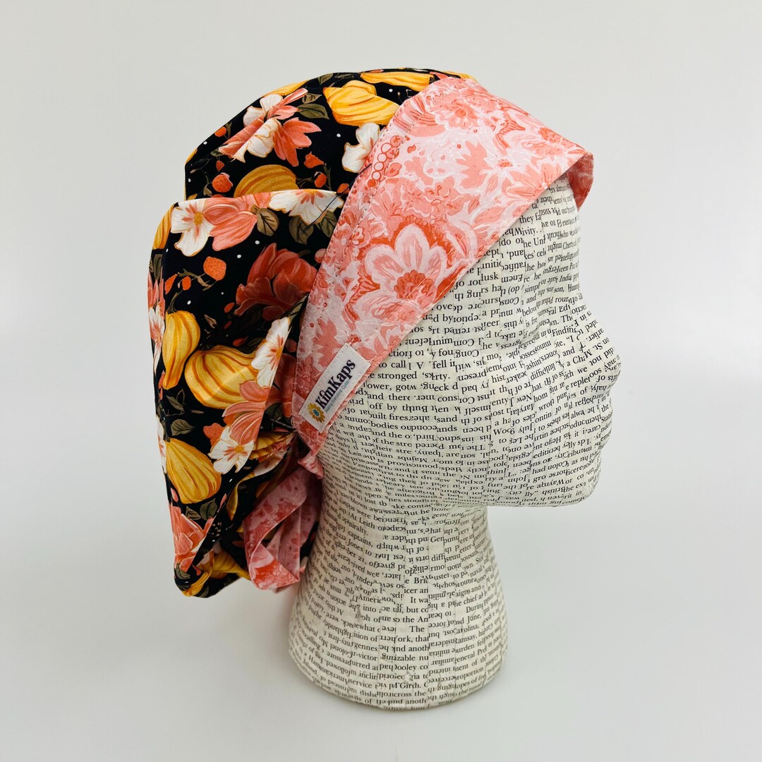 Scrub Hat by Kimkaps Surgical Hat Bouffant Scrub Cap Bouffant With Ties ...