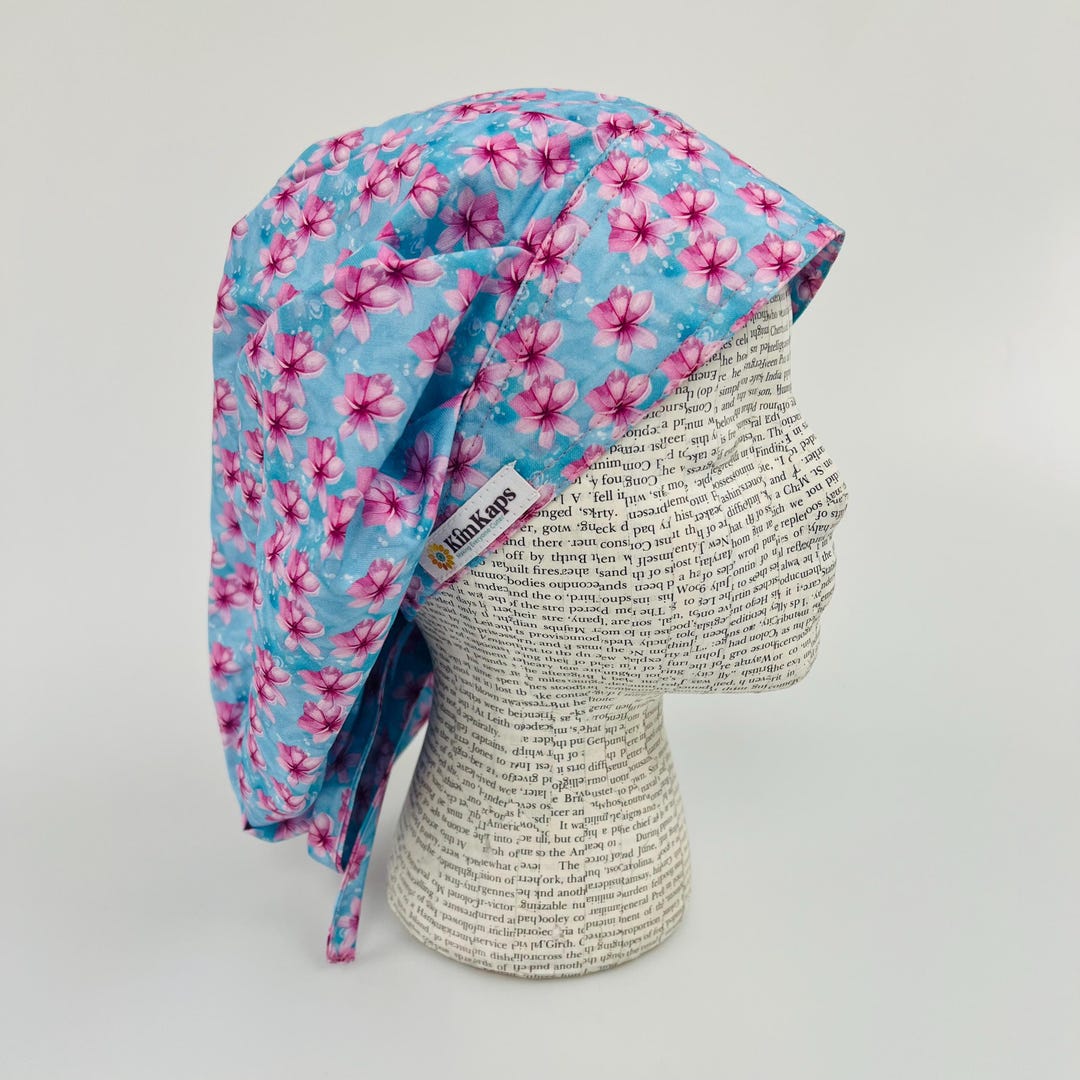 Scrub Hat by Kimkaps Surgical Hat Bouffant Scrub Cap Bouffant With Ties ...