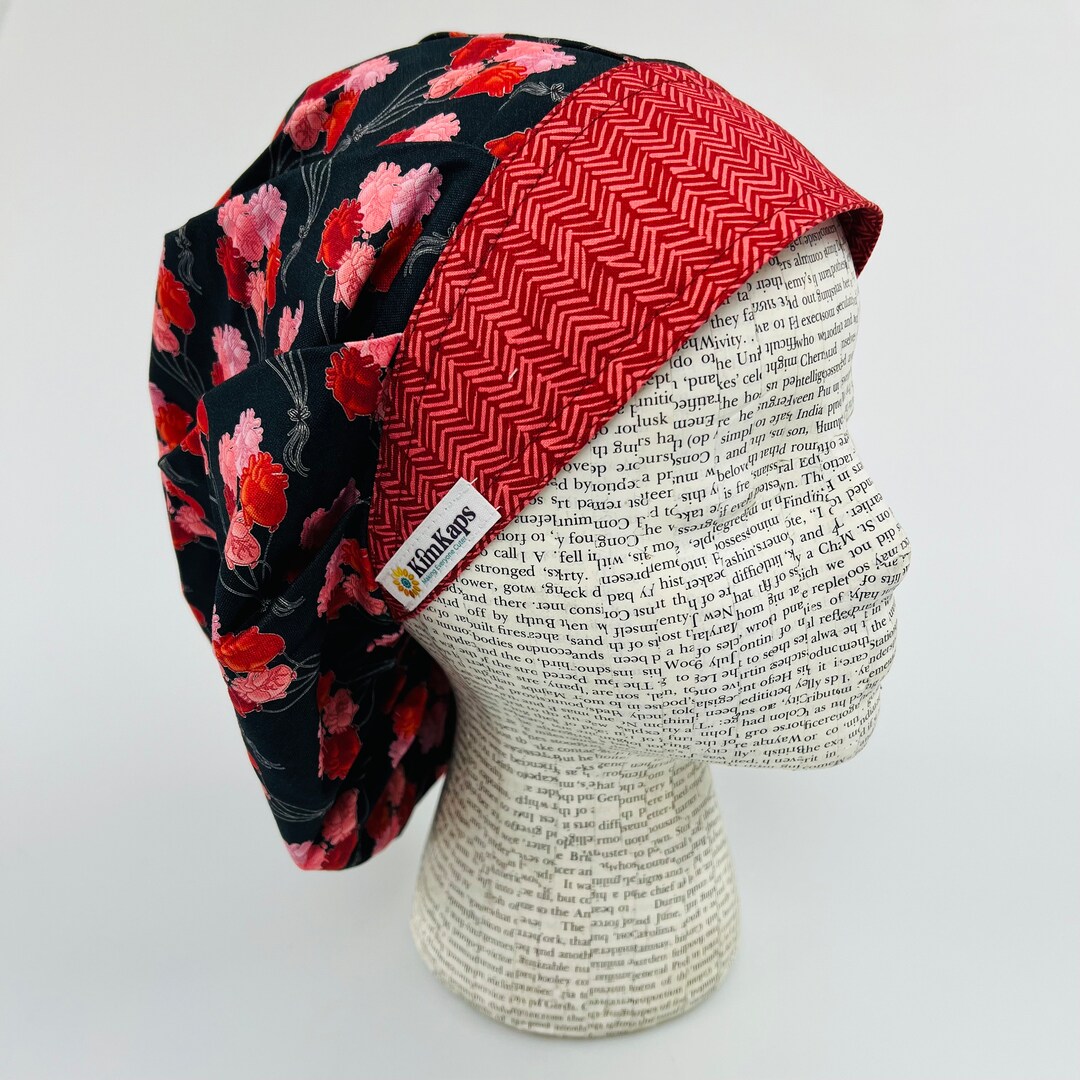 Scrub Hat by Kimkaps Surgical Hat Bouffant Scrub Cap Traditional ...
