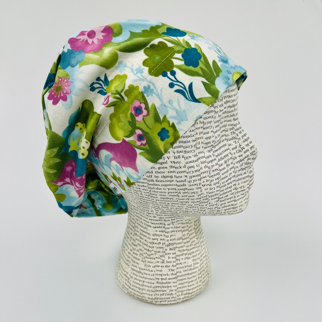 Scrub Hat by Kimkaps Surgical Hat European Scrub Cap White Green Pink ...