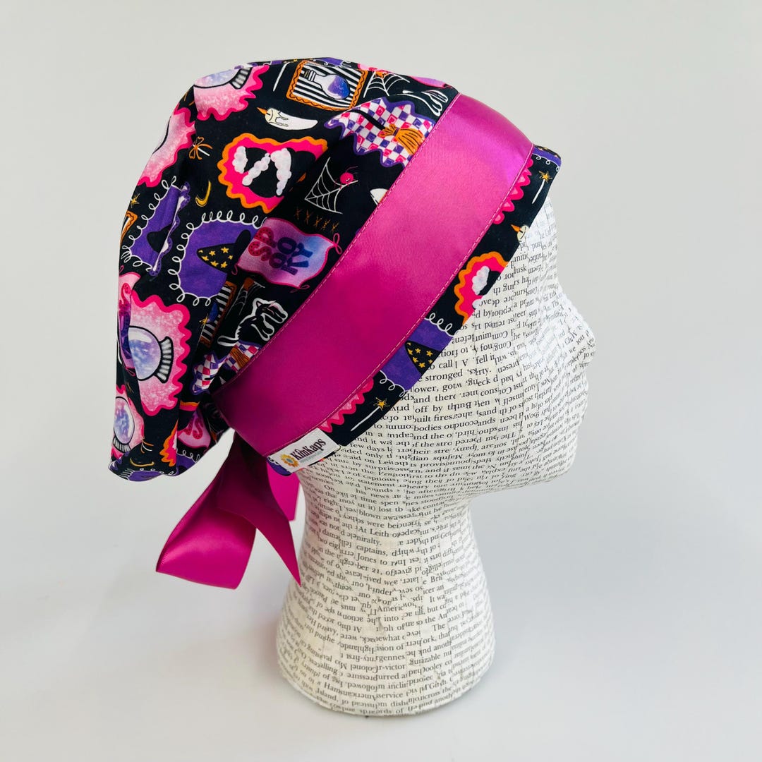Scrub Hat by Kimkaps Surgical Hat European With Ribbon Scrub Cap Sale ...