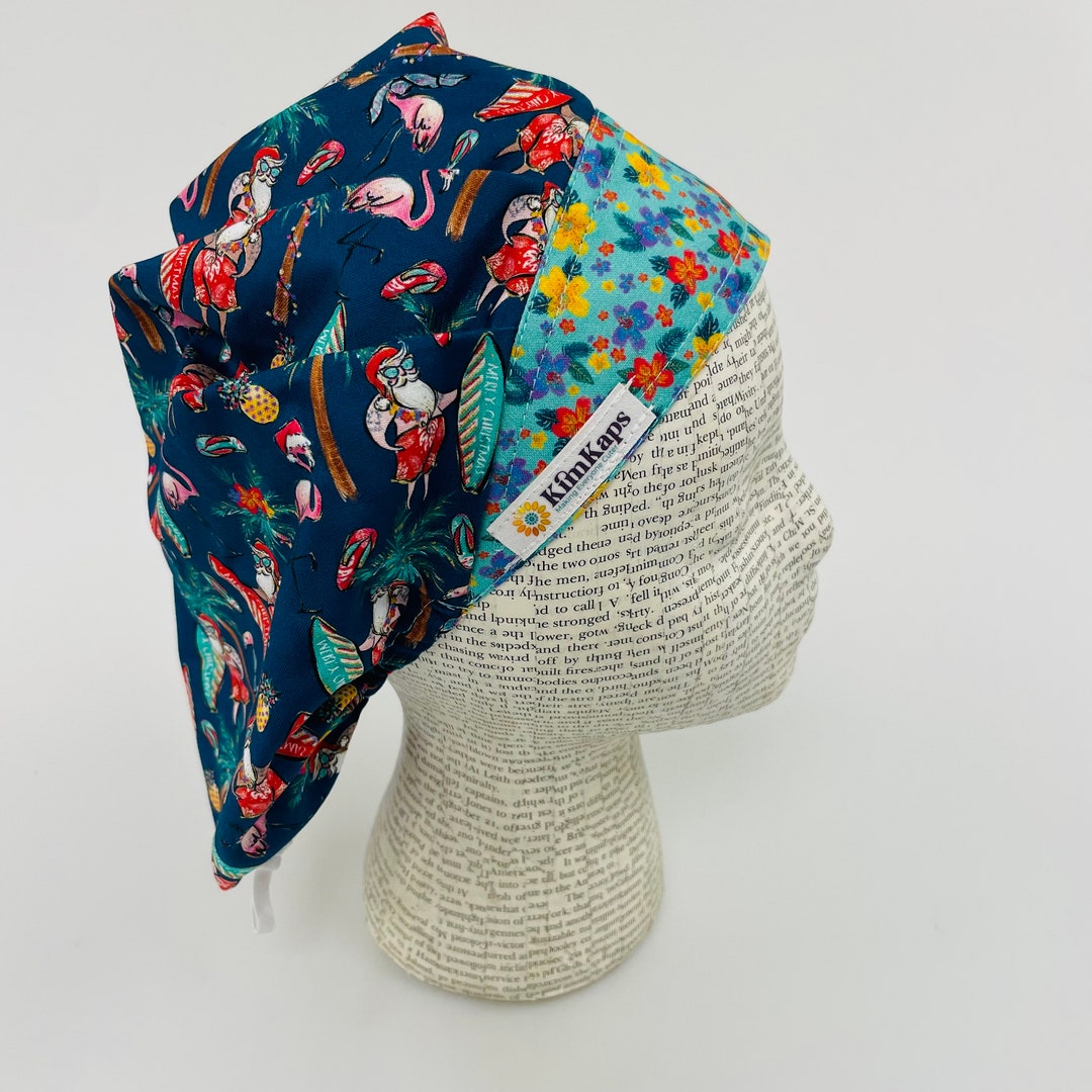 Scrub Hat by Kimkaps Surgical Hat Bouffant Scrub Cap Traditional ...