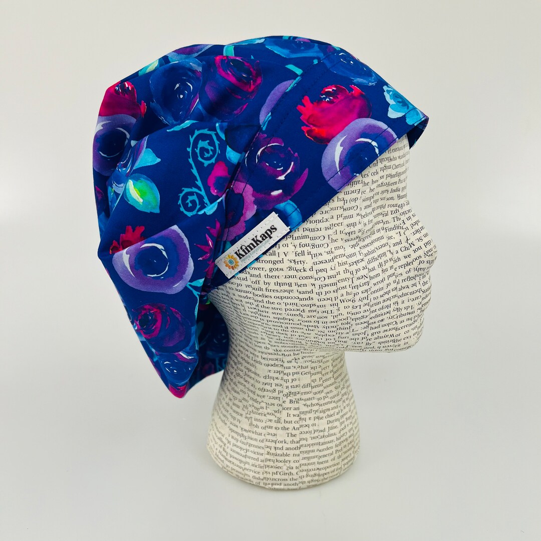 Scrub Hat by Kimkaps Surgical Hat Bouffant Scrub Cap Traditional ...