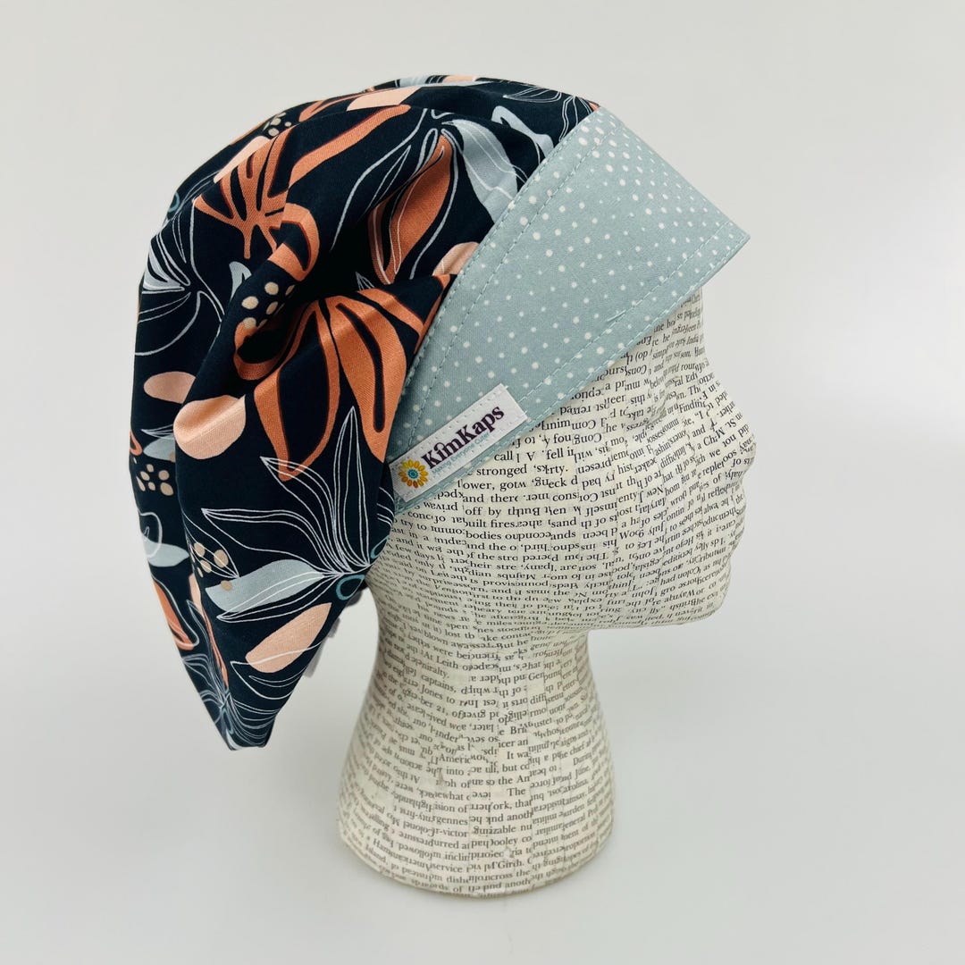 Scrub Hat by Kimkaps Surgical Hat Bouffant Scrub Cap Traditional ...