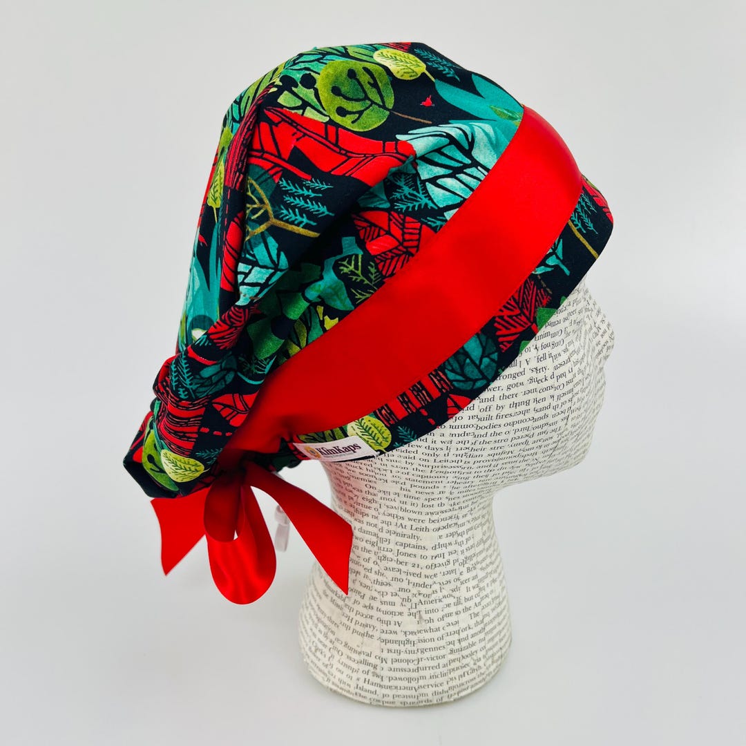 Scrub Hat by Kimkaps Surgical Hat European With Ribbon Scrub Cap Sale ...