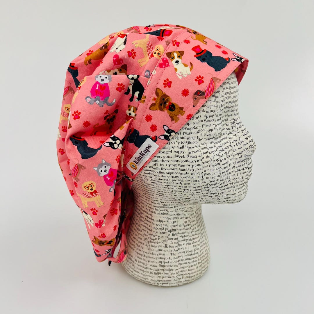 Scrub Hat by Kimkaps Surgical Hat Bouffant Scrub Cap Bouffant With Ties ...