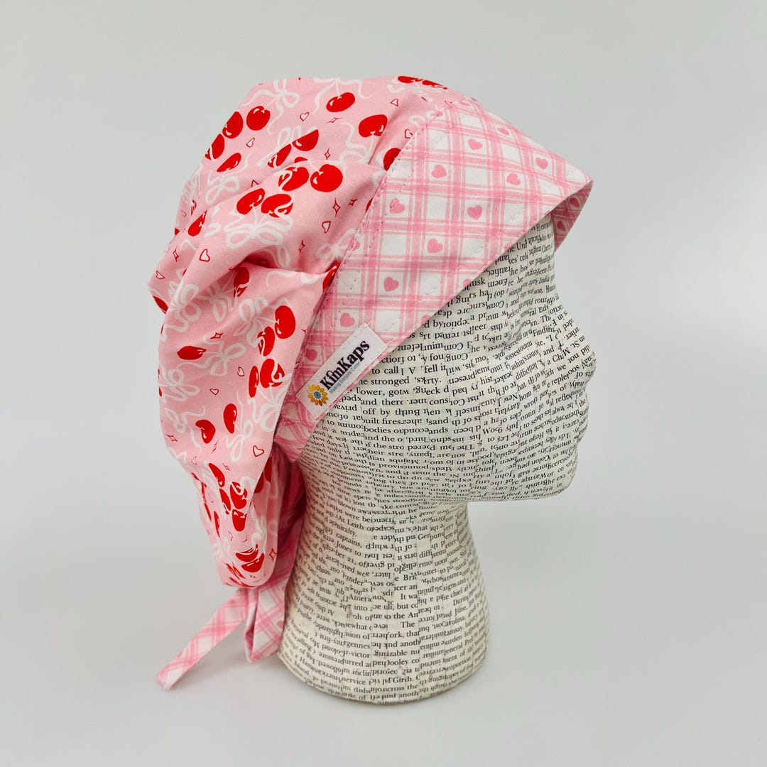 Scrub Hat by Kimkaps Surgical Hat Bouffant Scrub Cap Bouffant With Ties ...