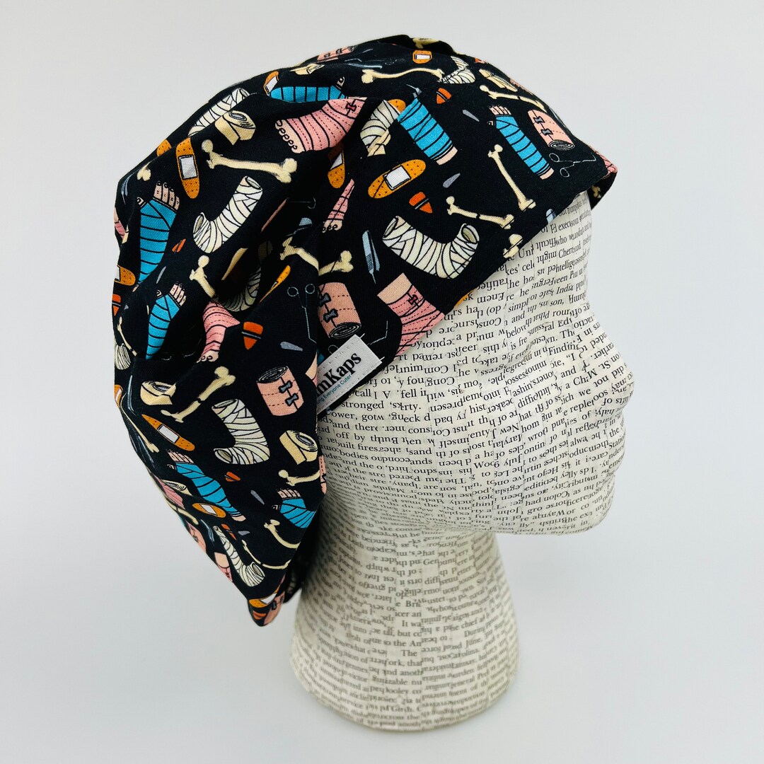 Scrub Hat by Kimkaps Surgical Hat Bouffant Scrub Cap Traditional ...