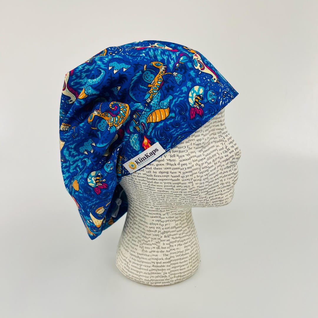 Scrub Hat by Kimkaps Surgical Hat Bouffant Scrub Cap Traditional ...