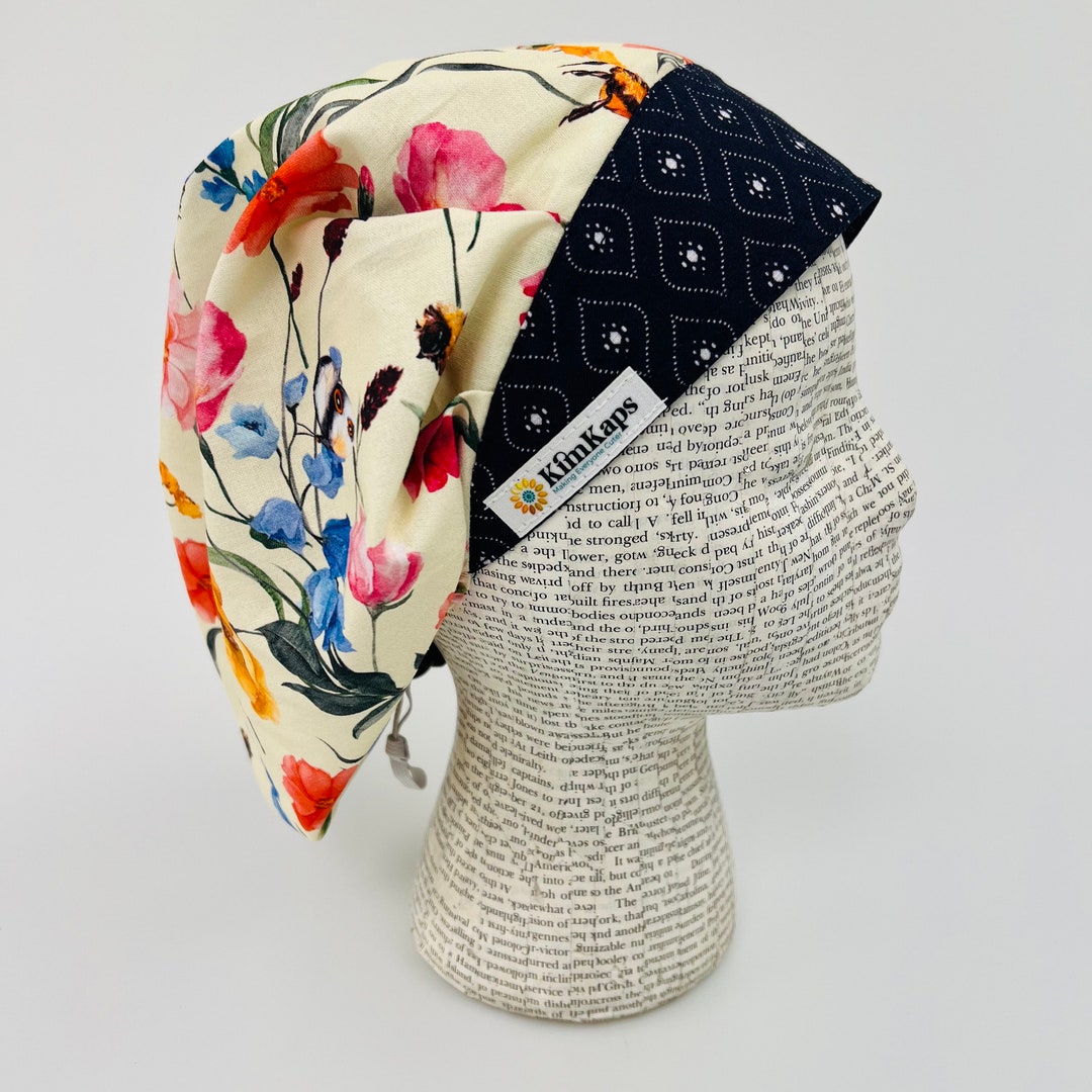 Scrub Hat by Kimkaps Surgical Hat Bouffant Scrub Cap Traditional ...