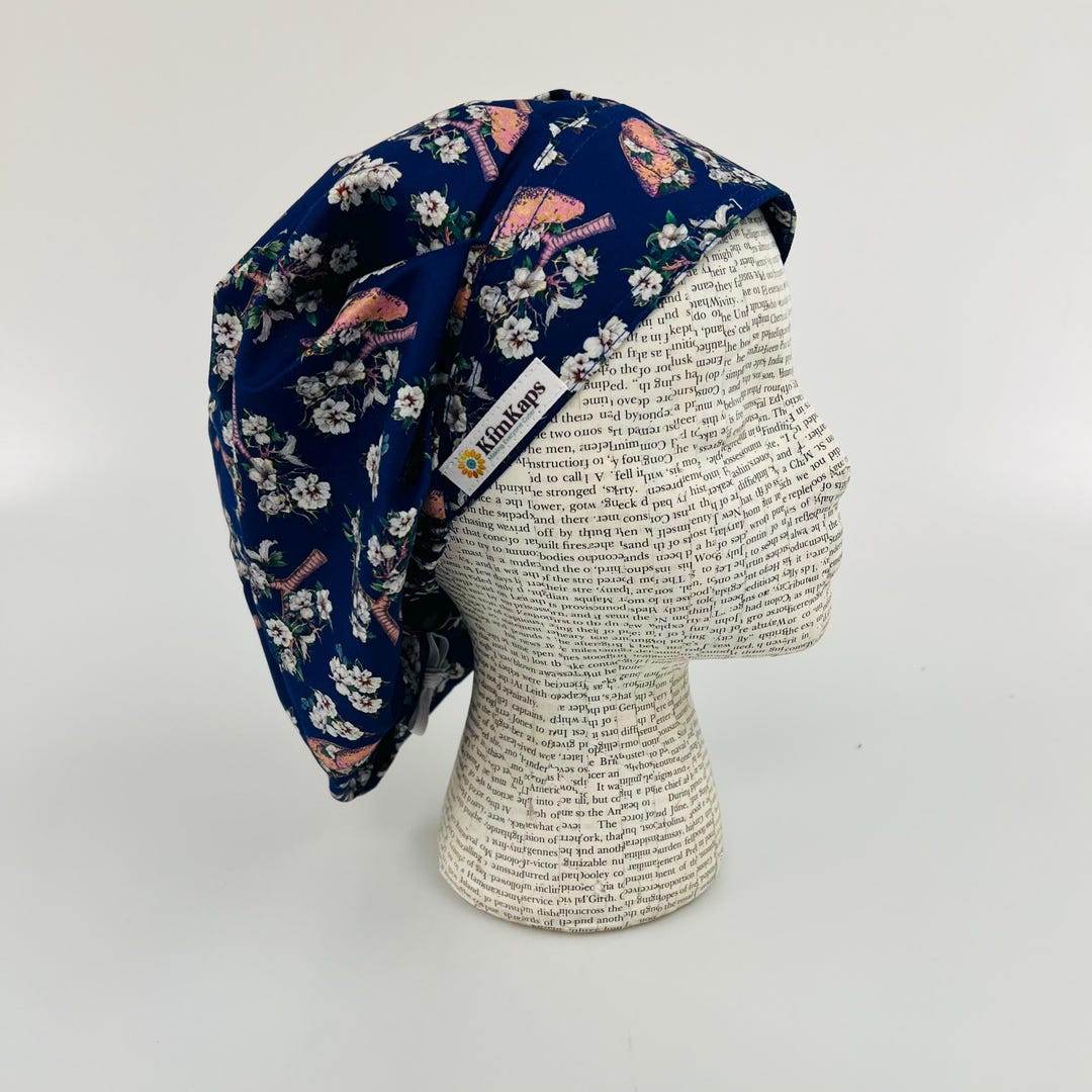 Scrub Hat by Kimkaps Surgical Hat Bouffant Scrub Cap Traditional ...