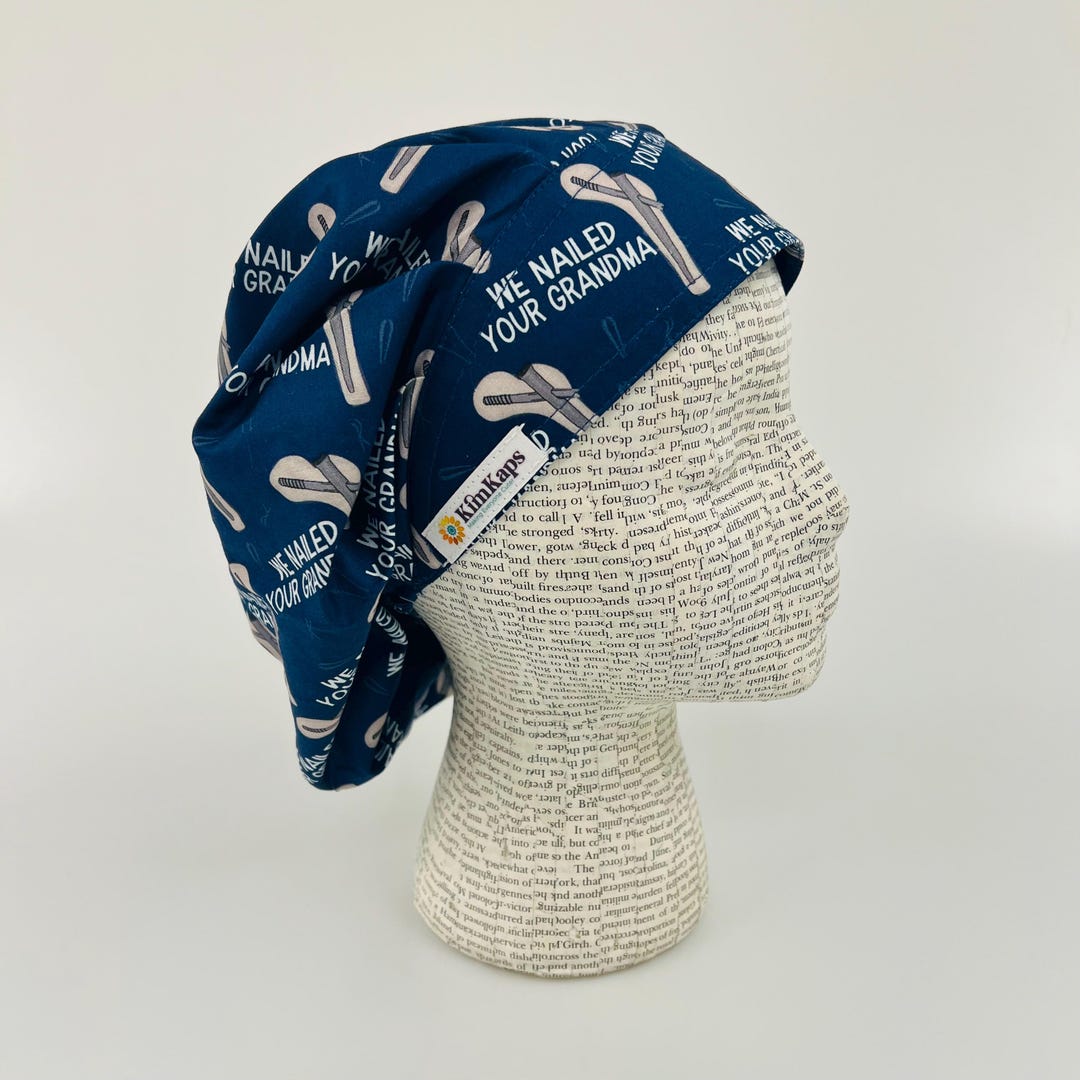 Scrub Hat by Kimkaps Surgical Hat Bouffant Scrub Cap Traditional ...