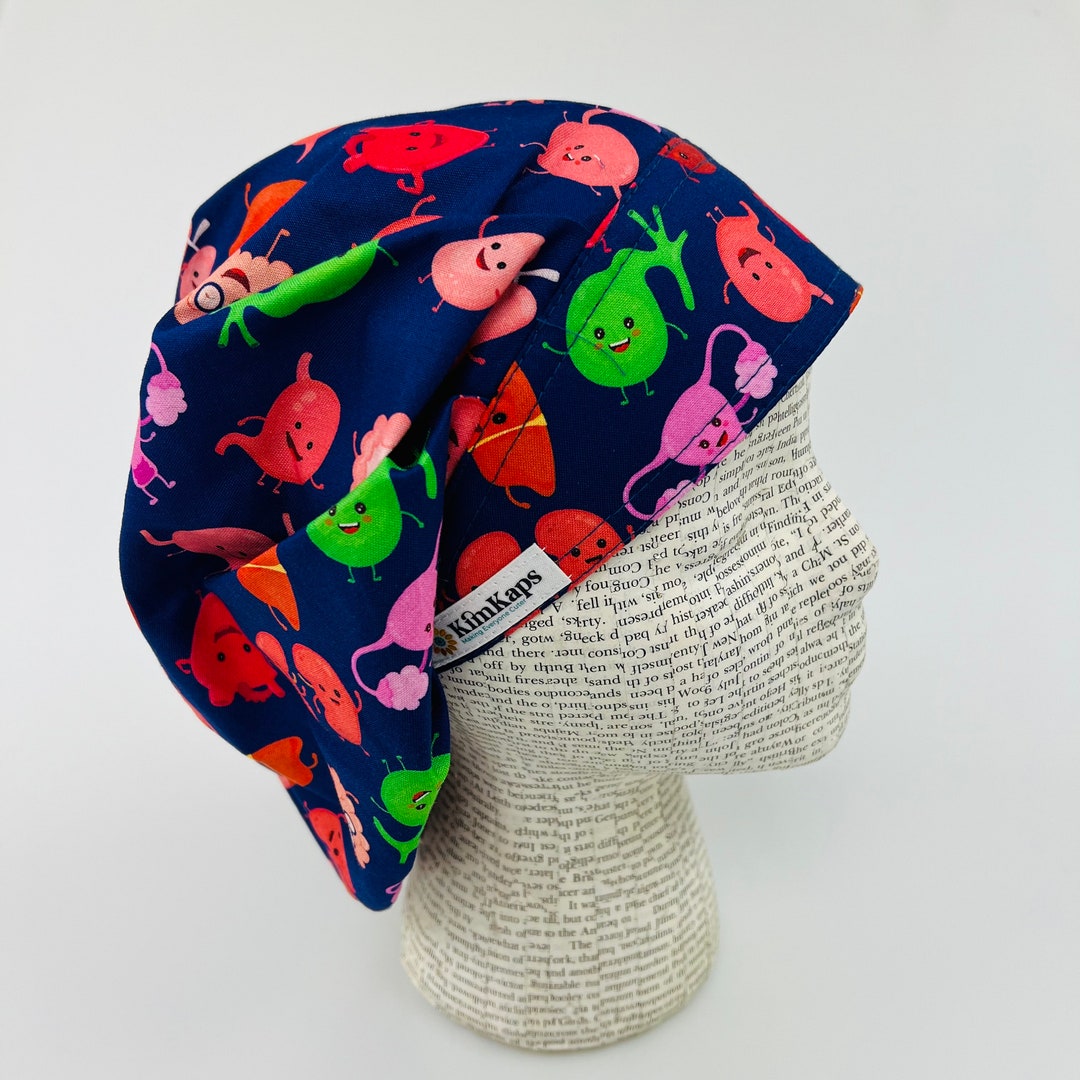 Scrub Hat by Kimkaps Surgical Hat Bouffant Scrub Cap Traditional ...