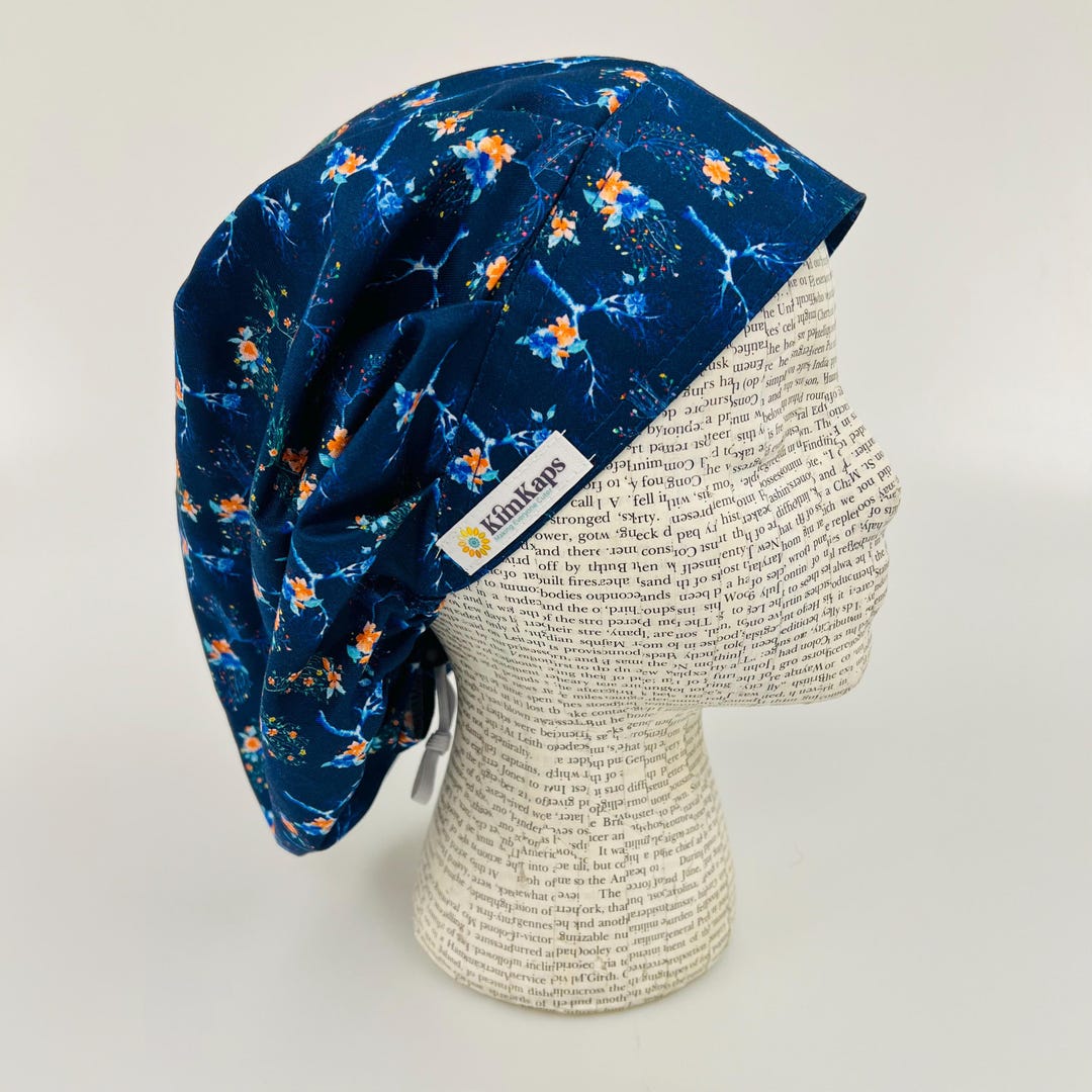 Scrub Hat by Kimkaps Surgical Hat Bouffant Scrub Cap Traditional ...