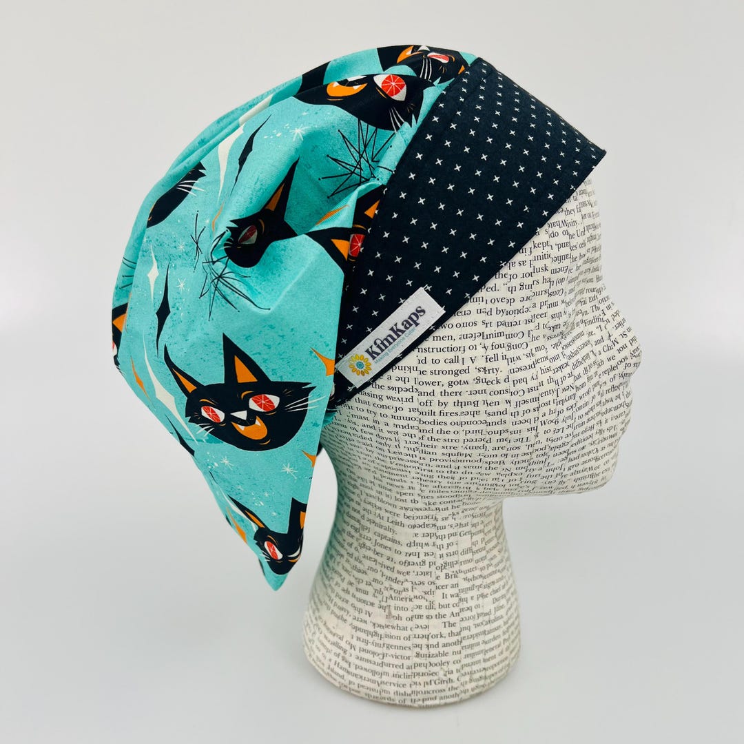 Scrub Hat by Kimkaps Surgical Hat Bouffant Scrub Cap Traditional ...