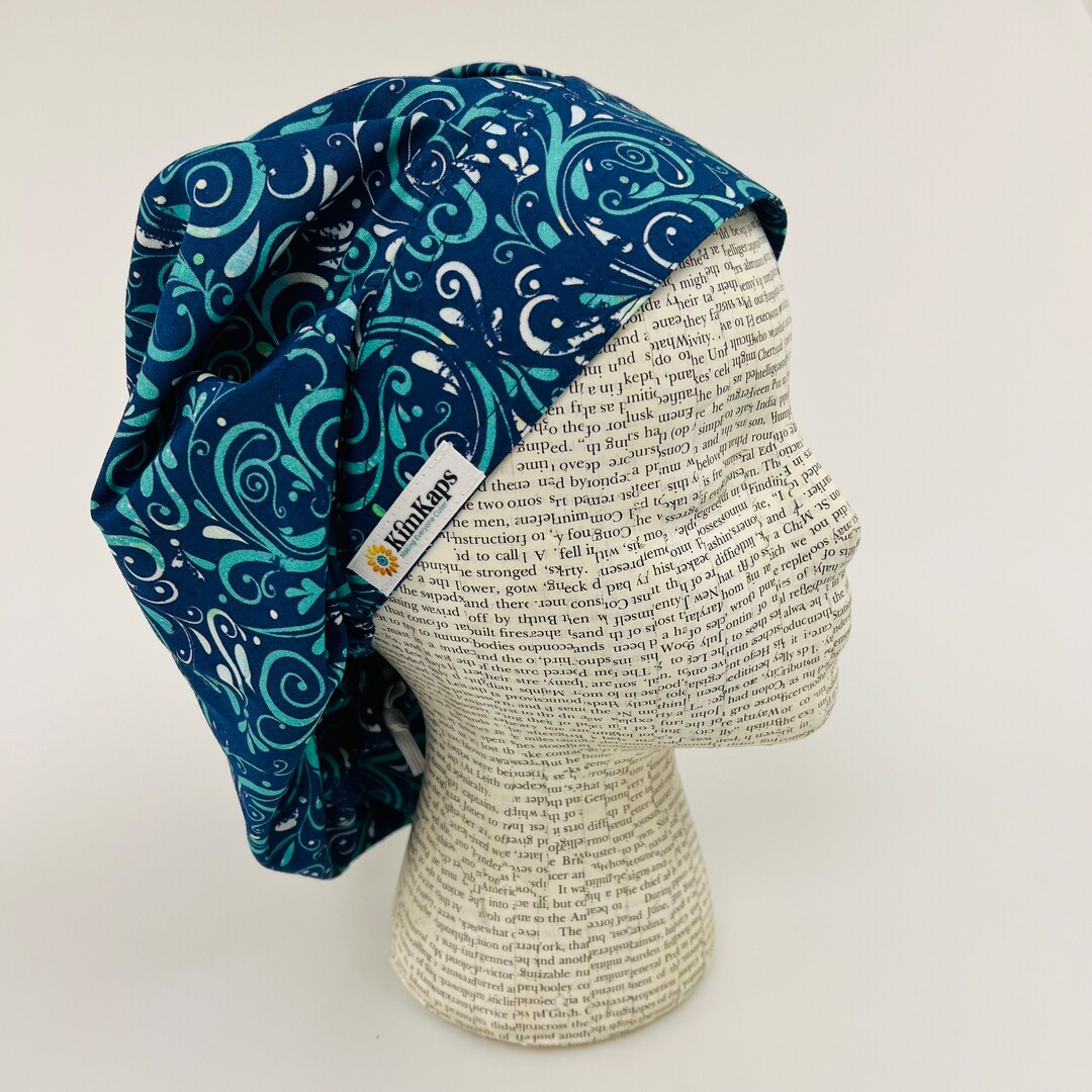 Scrub Hat by Kimkaps Surgical Hat Bouffant Scrub Cap Traditional ...