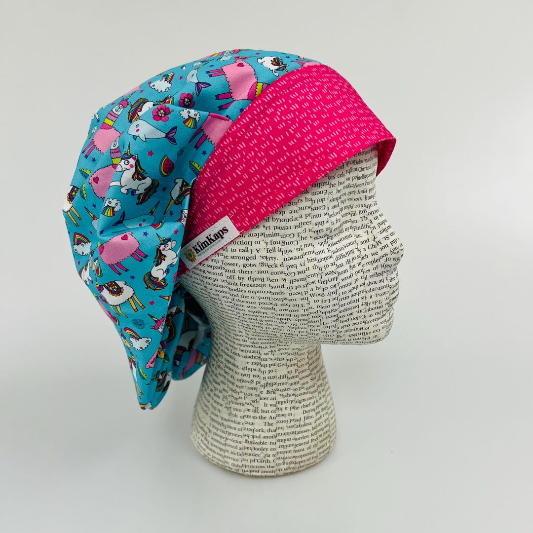 Scrub Hat by Kimkaps Surgical Hat Bouffant Scrub Cap Traditional ...