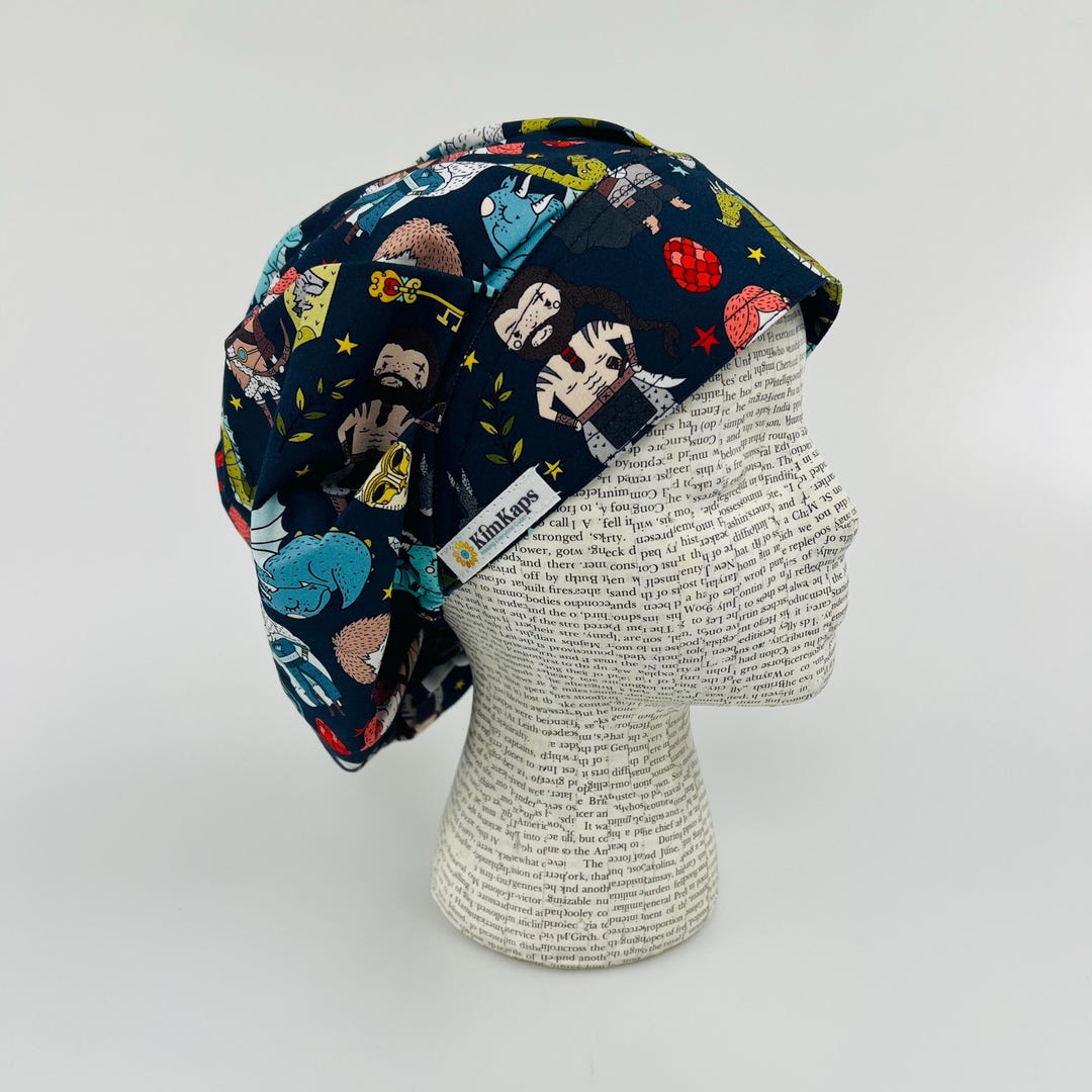 Scrub Hat by Kimkaps Surgical Hat Bouffant Scrub Cap Traditional ...