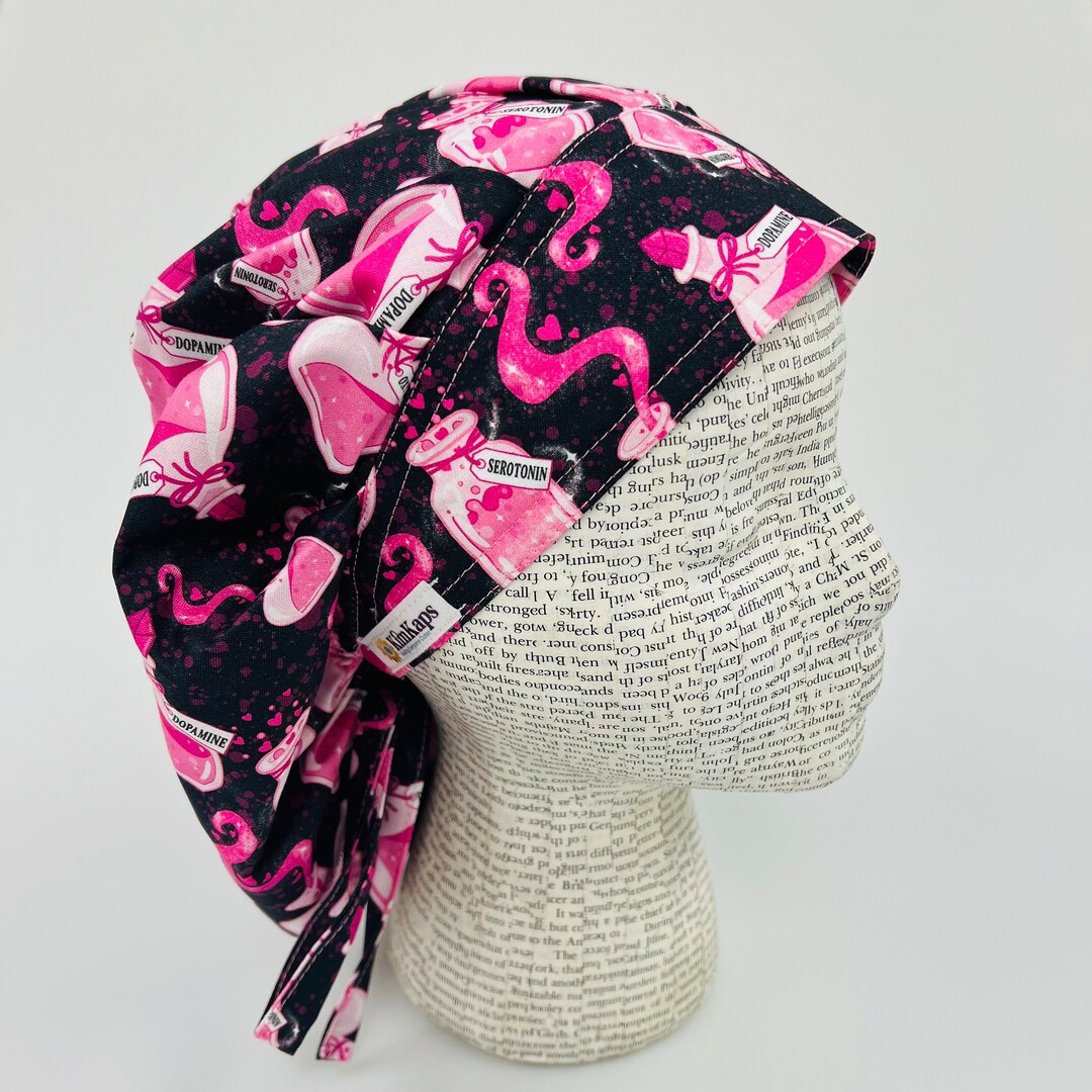 Scrub Hat by Kimkaps Surgical Hat Bouffant Scrub Cap Bouffant With Ties ...