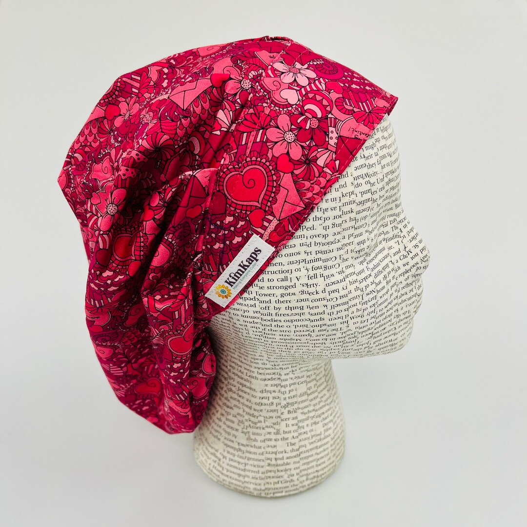 Scrub Hat by Kimkaps Surgical Hat Bouffant Scrub Cap Traditional ...