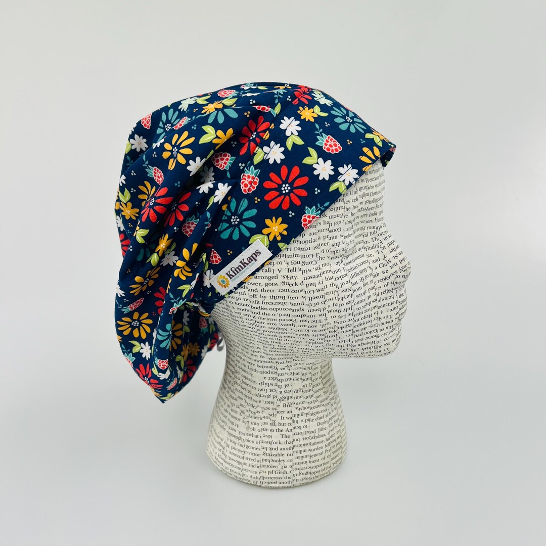 Scrub Hat by Kimkaps Surgical Hat Bouffant Scrub Cap Traditional ...