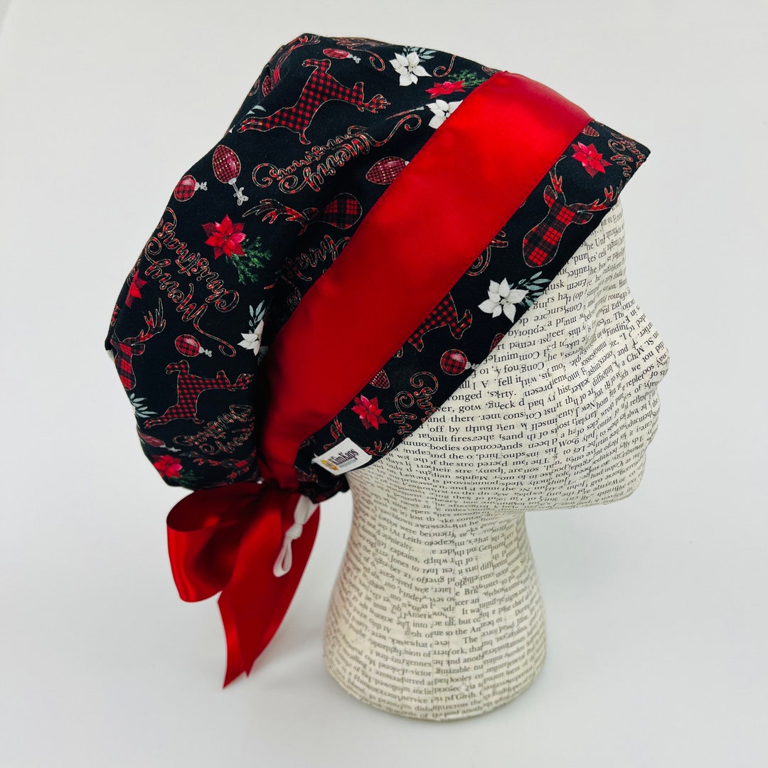 Scrub Hat by Kimkaps Surgical Hat European With Ribbon Scrub Cap Sale ...