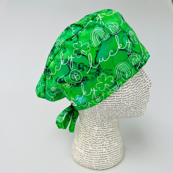 Scrub Hat by Kimkaps Surgical Hat Men's Scrub Cap Green | Etsy