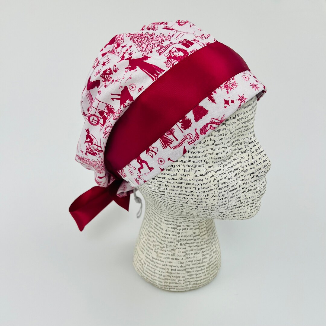 Scrub Hat by Kimkaps Surgical Hat European With Ribbon Scrub Cap Sale ...