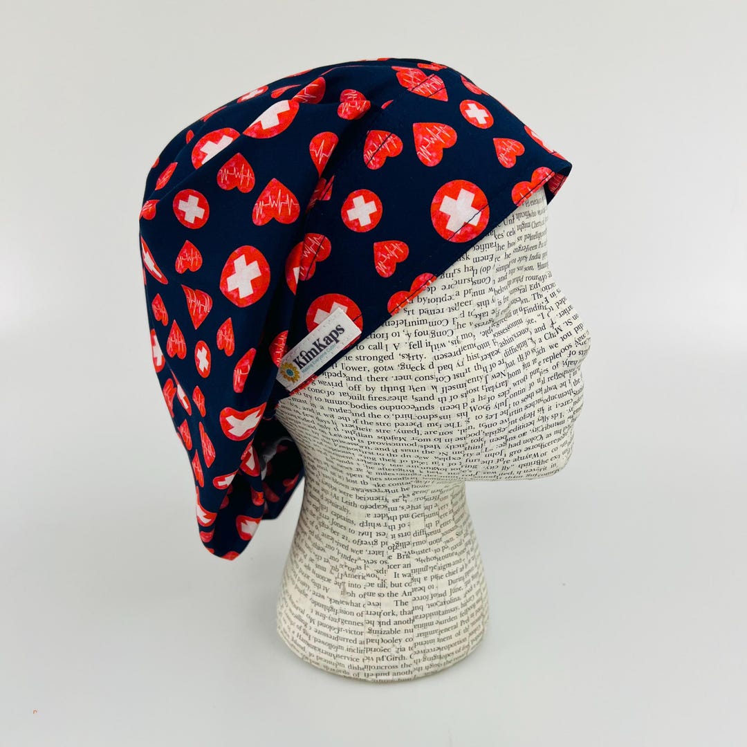Scrub Hat by Kimkaps Surgical Hat Bouffant Scrub Cap Traditional ...