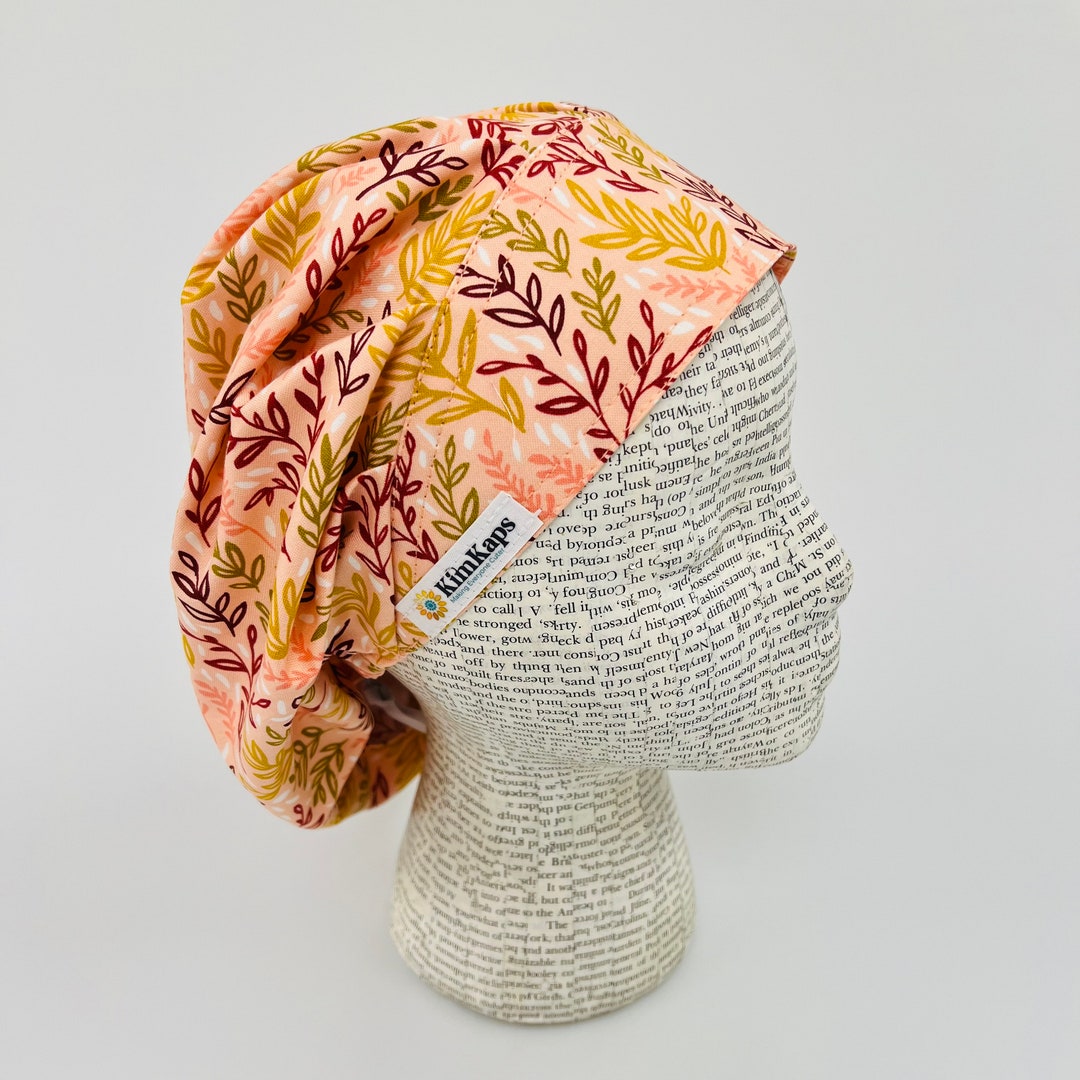 Scrub Hat by Kimkaps Surgical Hat Bouffant Scrub Cap Traditional ...