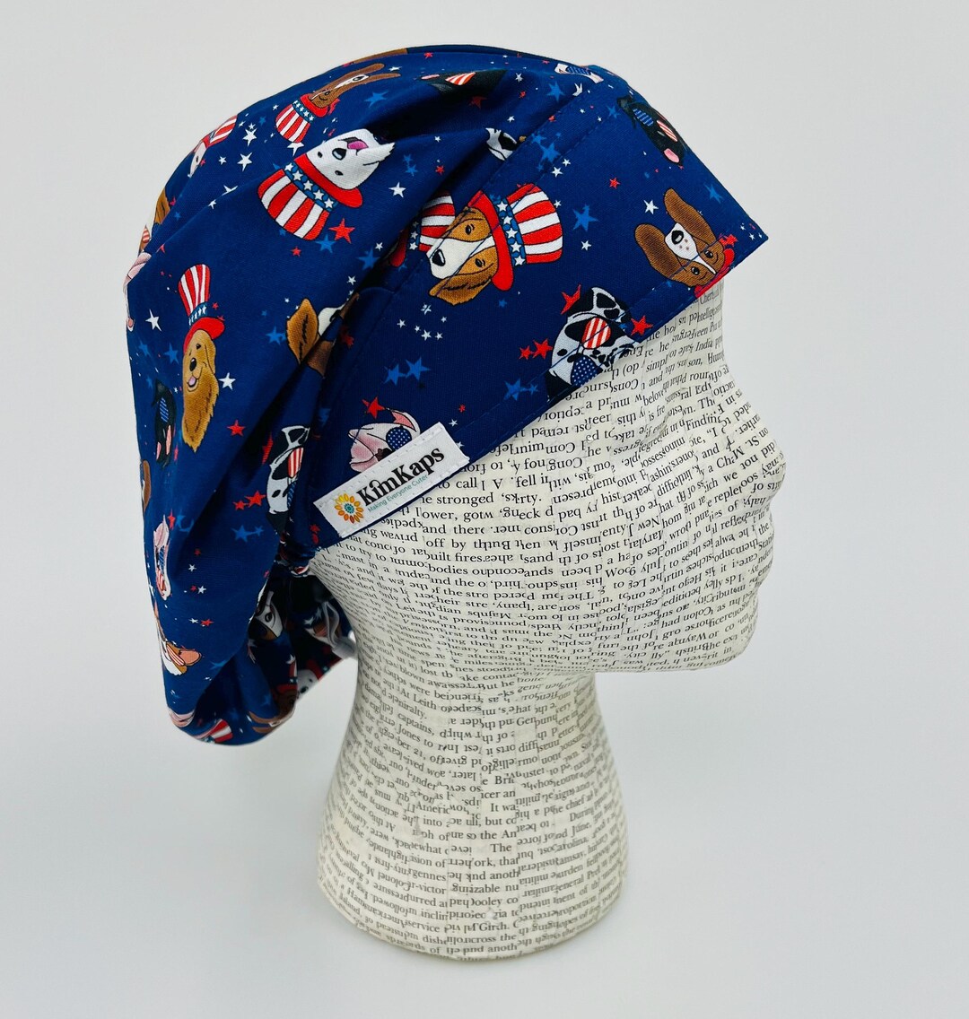 Scrub Hat by Kimkaps Surgical Hat Bouffant Scrub Cap Traditional ...